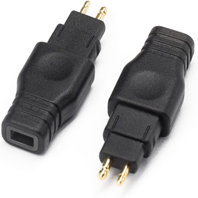 cooyin HD580-0.78mm 変換コネクター コネクターキット ゼンハイザー用 HD580（オス） to 2Pinコネクタ 0.7 ...